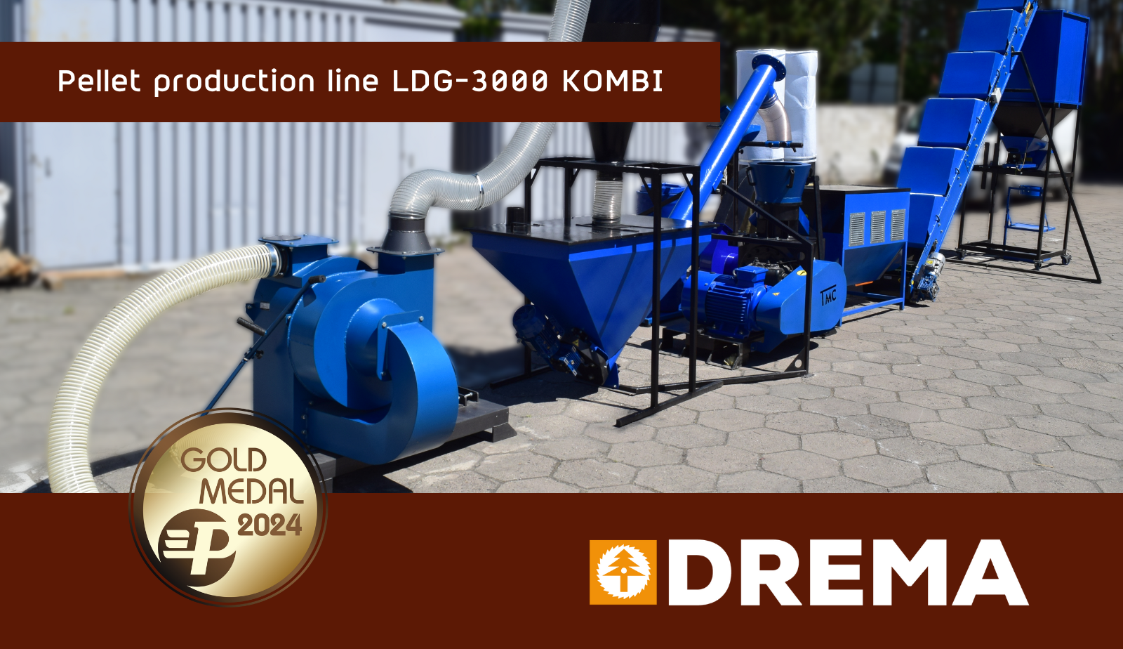 Meet Gold Medal Winner: Pellet production line LDG-3000 KOMBI ...