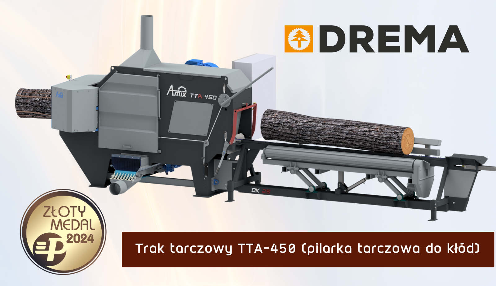 Poznaj Złotego Medalistę: Trak tarczowy TTA-450 (pilarka tarczowa do ...