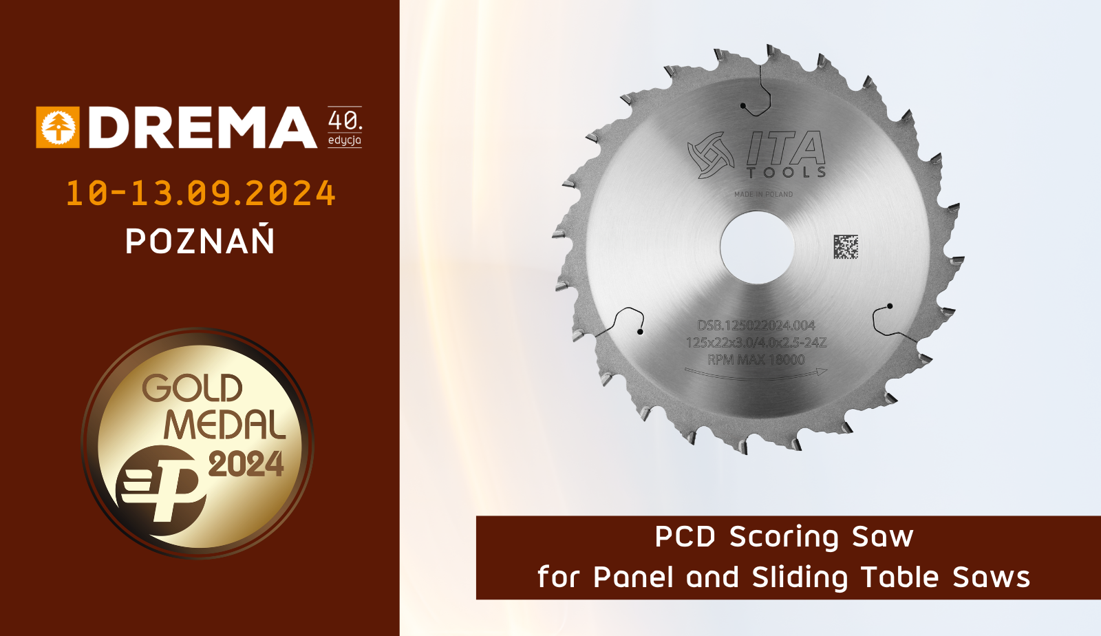 Meet Gold Medal Winner: PCD Scoring Saw for Panel and Sliding Table ...